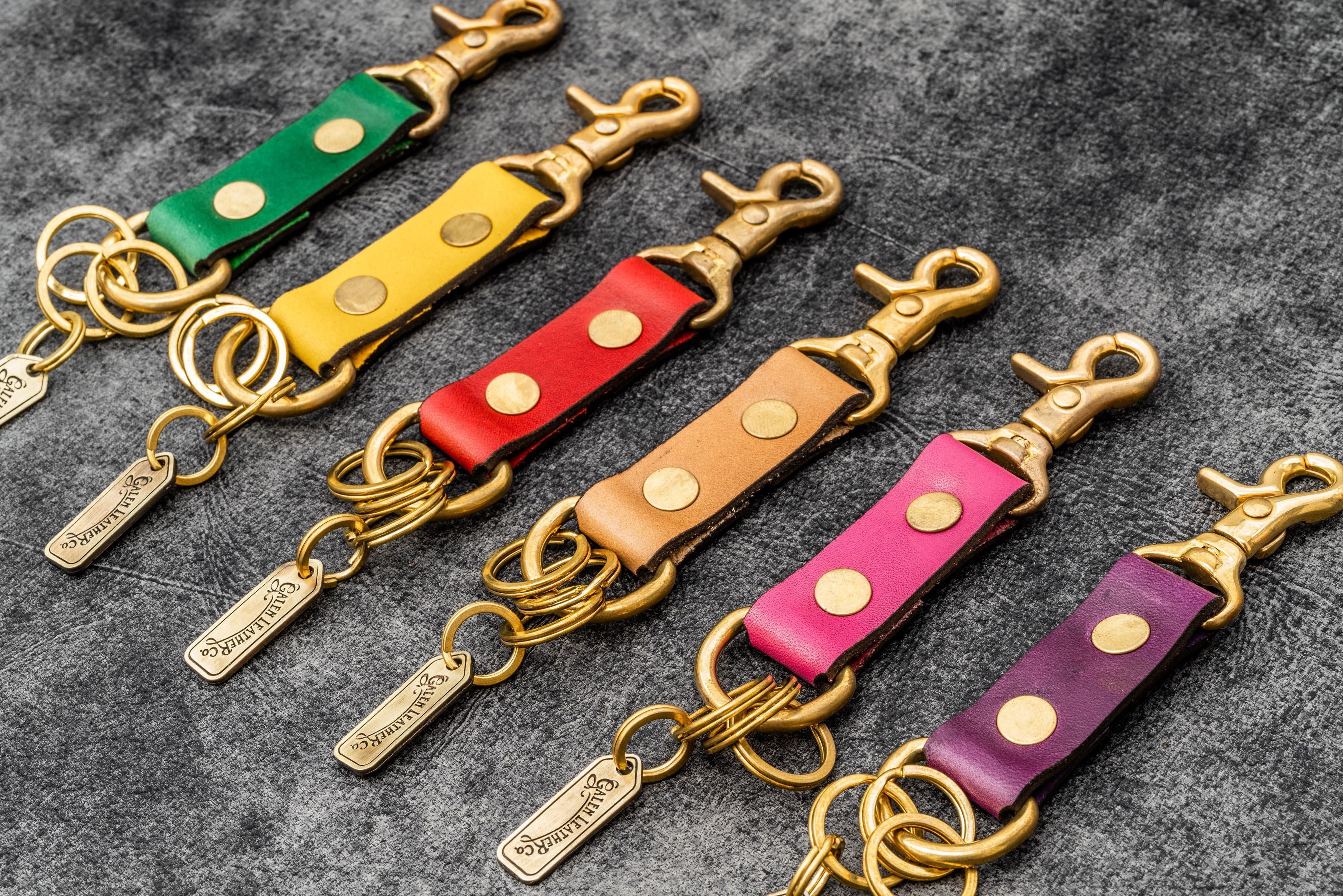 Handmade Leather Keychains, Holders, Key Fobs & Straps - Galen Leather