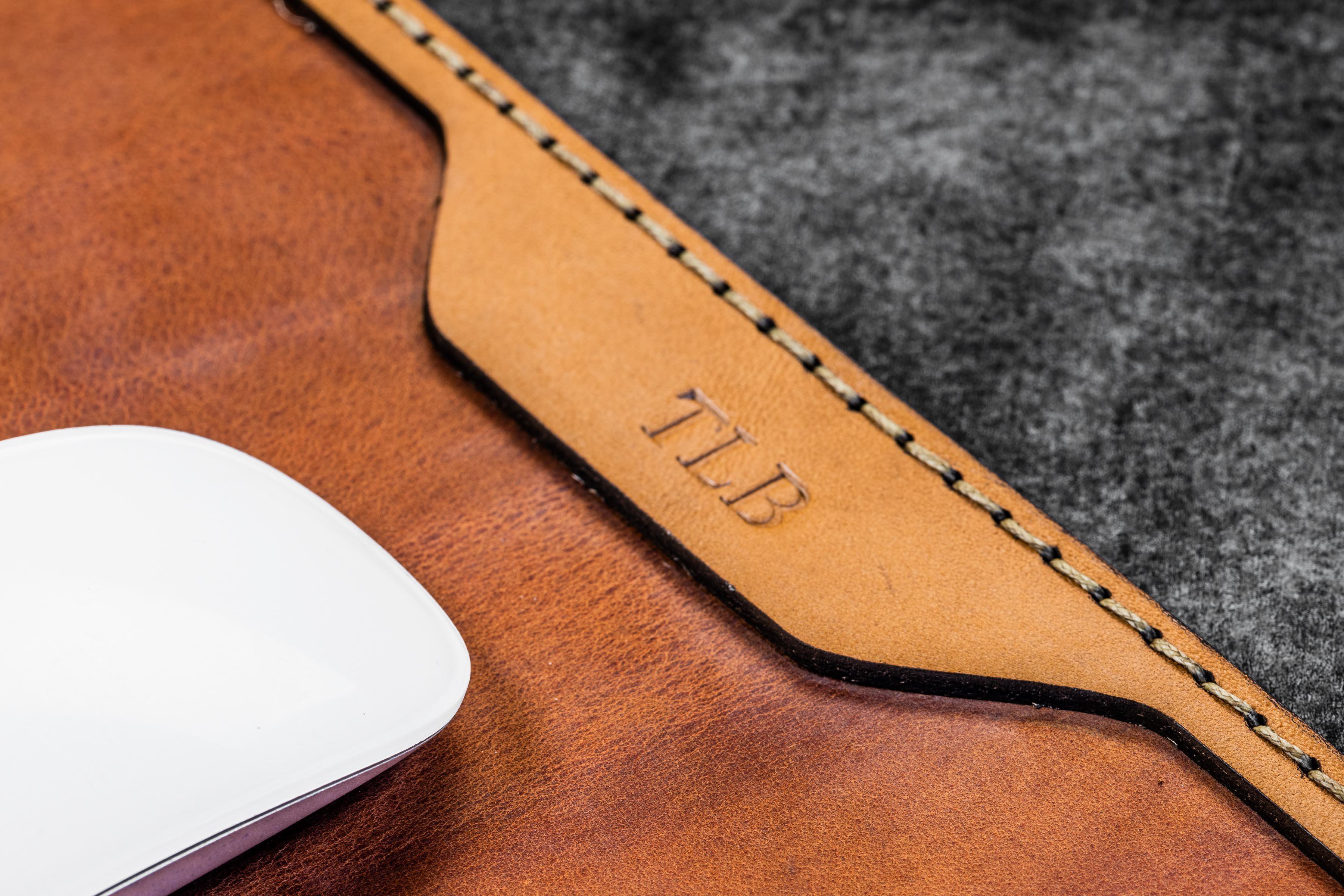 Leather Mouse Pad - Anti Slip Backing | Galen Leather