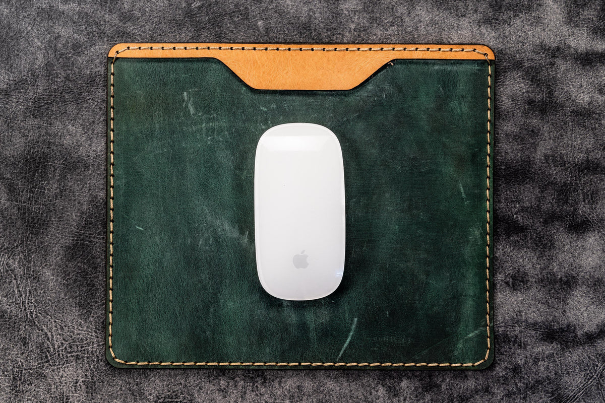 Leather Mouse Pad - Anti Slip Backing | Galen Leather