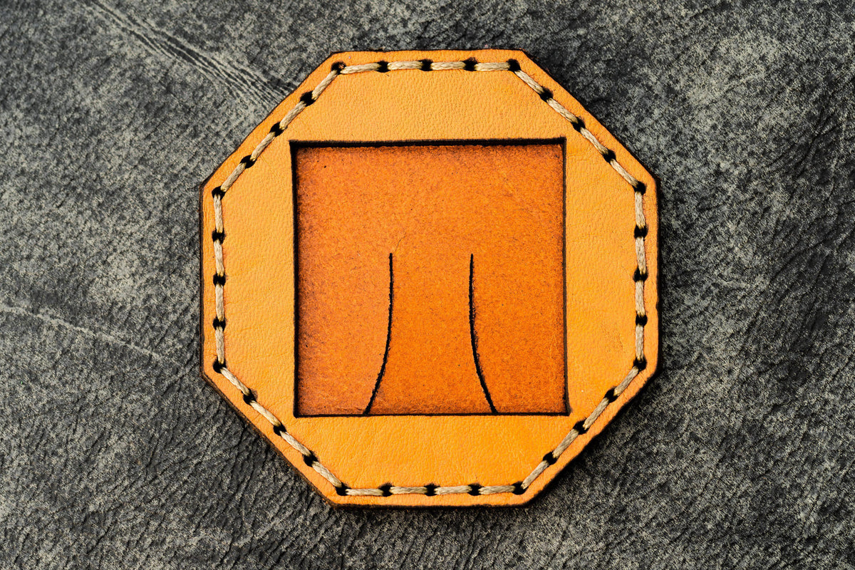 Handmade Leather Photo Frame Octagon - Galen Leather