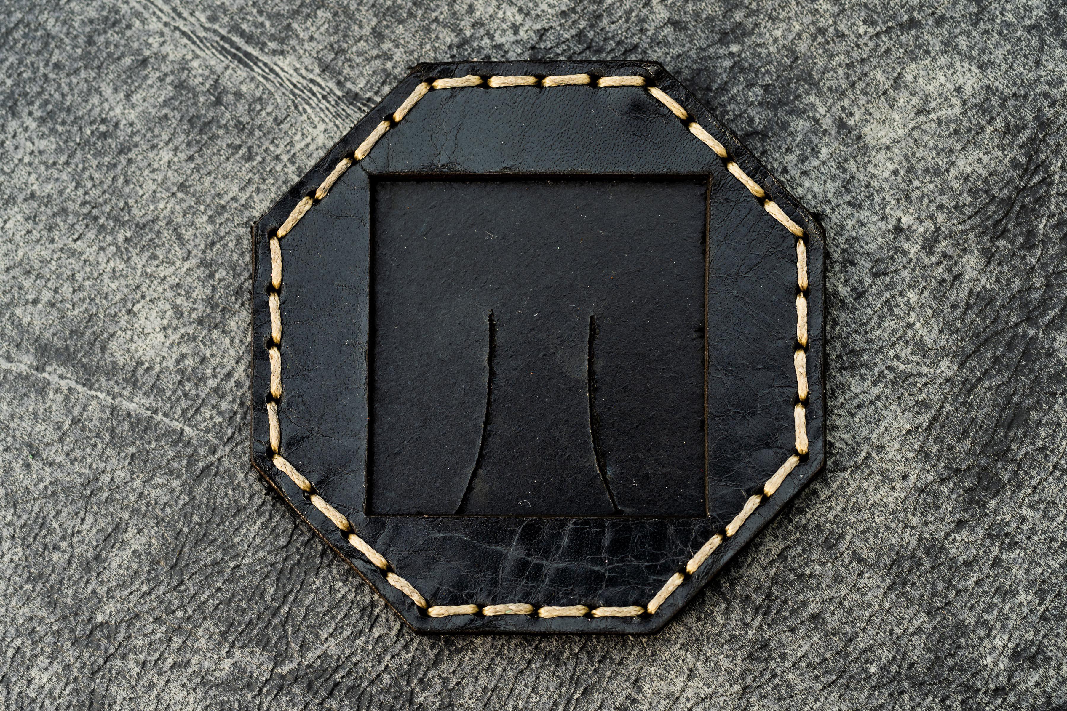 Handmade Leather Photo Frame Octagon - Galen Leather