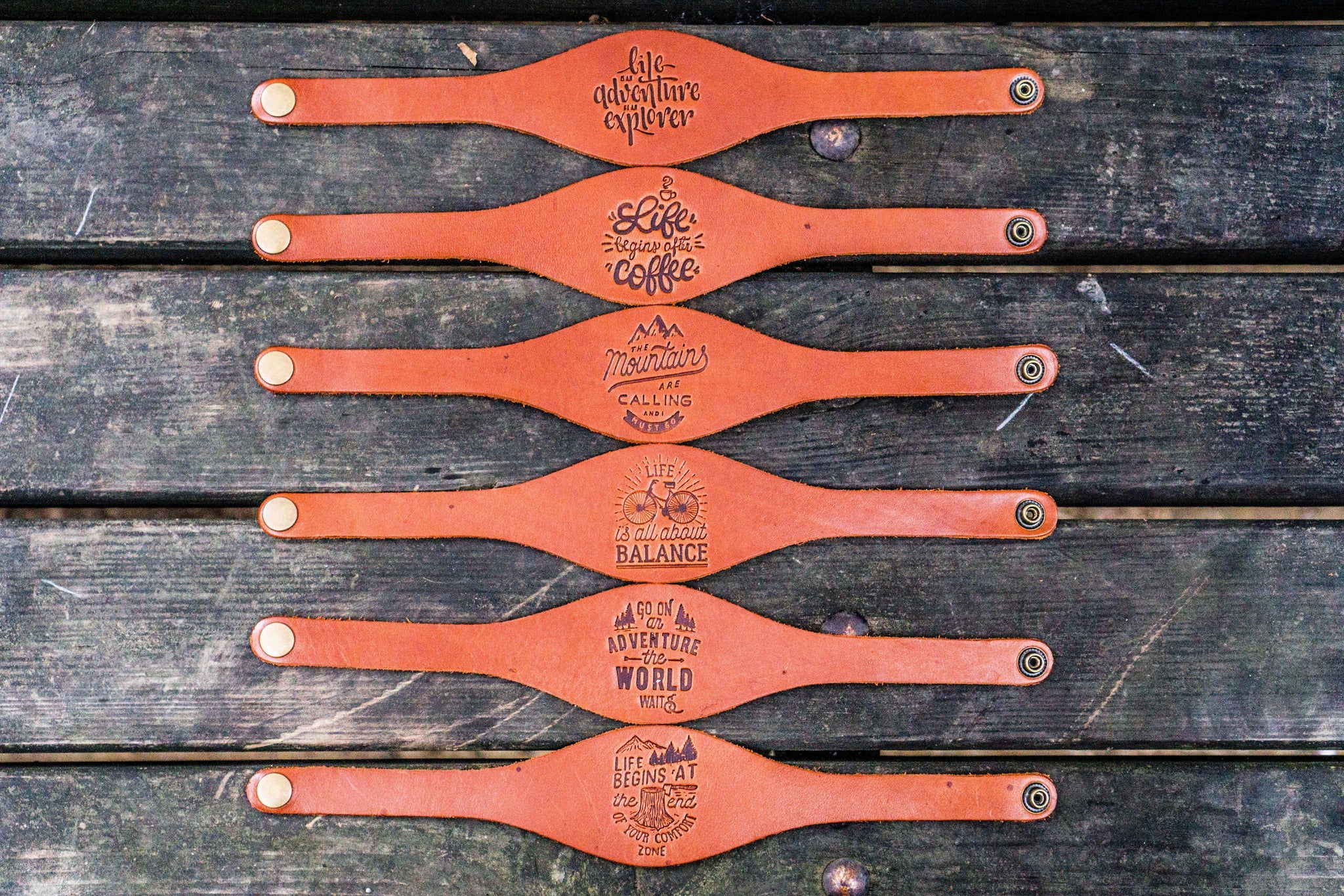 Handmade Additional Leather Tags for Enamel Mugs - Galen Leather