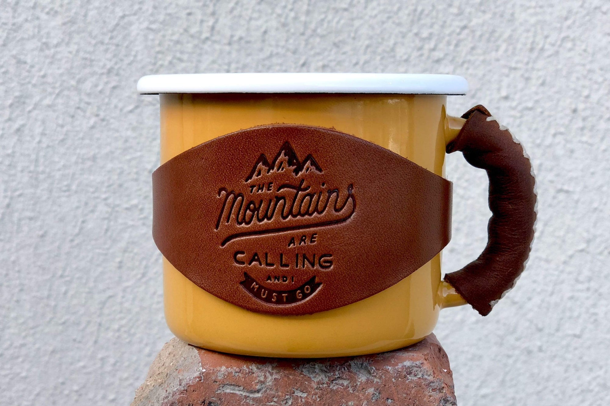 Handmade Additional Leather Tags for Enamel Mugs - Galen Leather