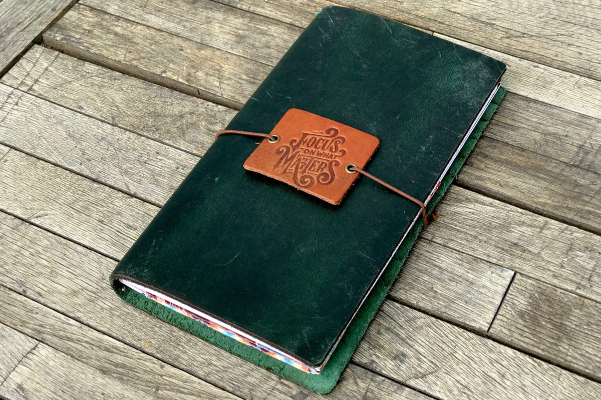 Handmade Leather Tags for Traveler's Notebook | Galen Leather