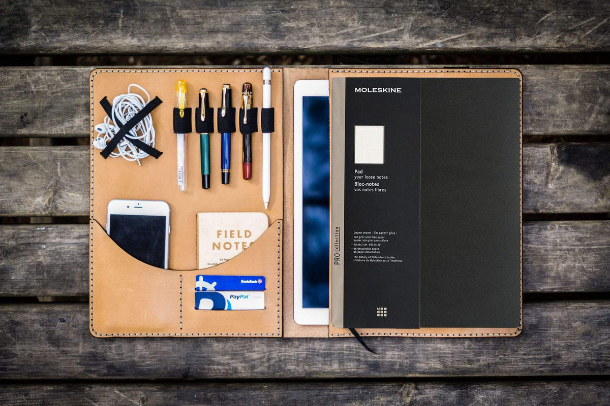 Moleskine Professional Workbook A4 Cover - Natural - Galen Leather