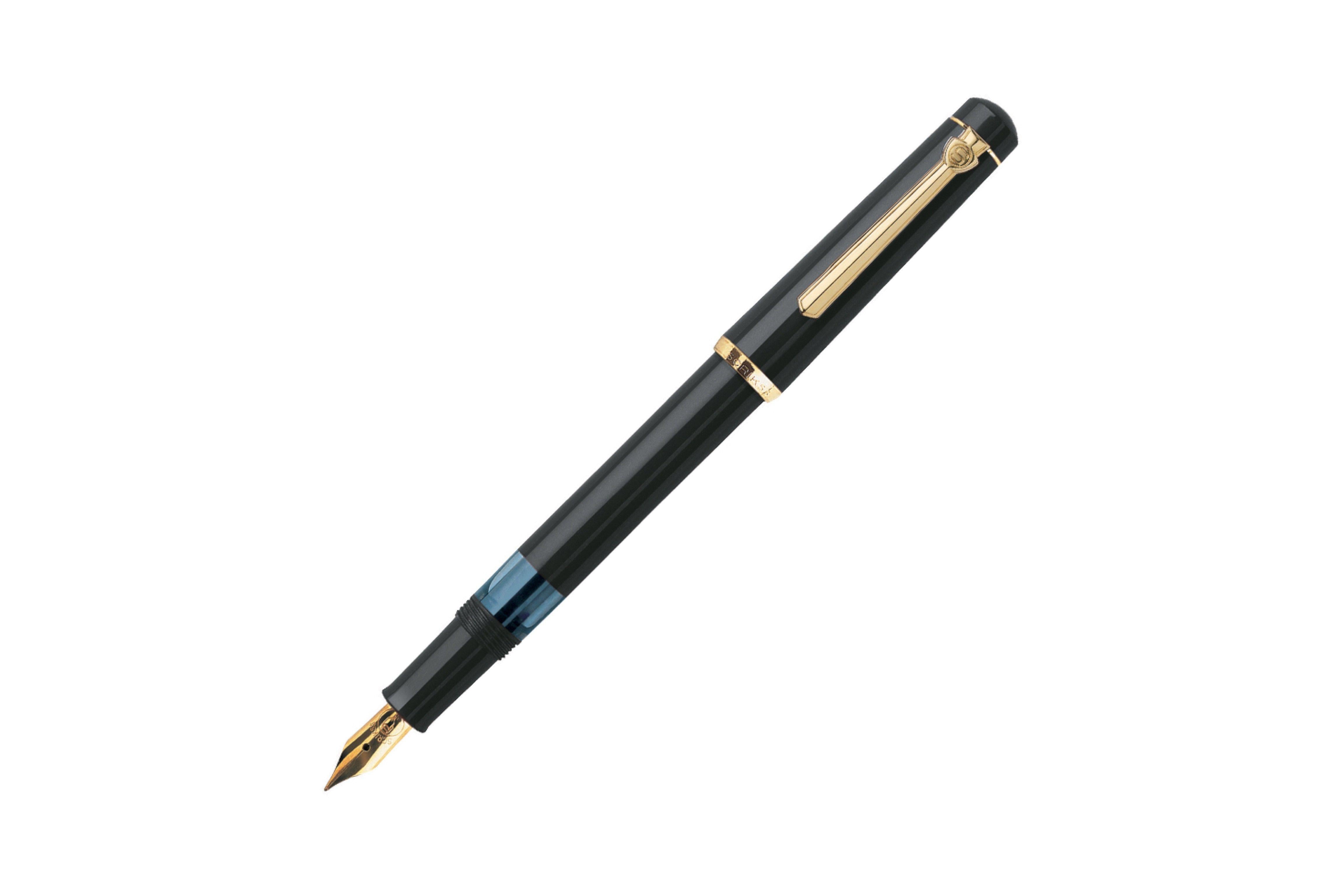 Scrikss 419 Fountain Pen - Black | Buy Online at Galen Leather