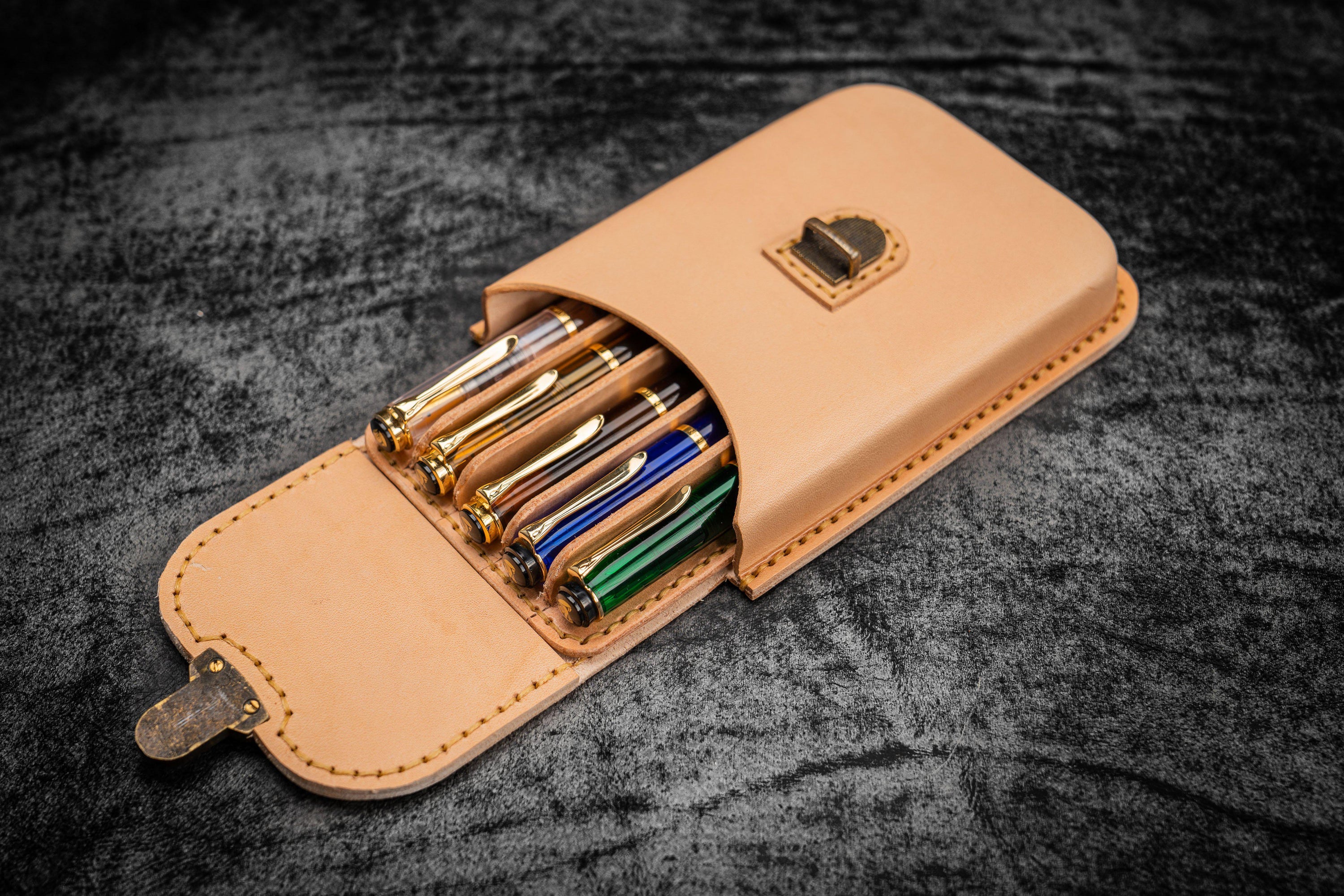Old School Leather Molded Vintage Pen Cases | Galen Leather