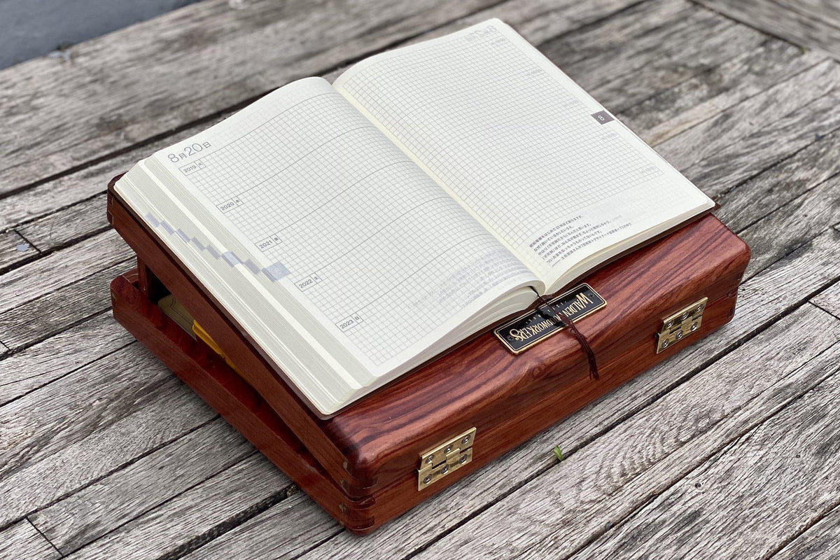 The Writing Box - Limited edition - Rosewood Galen Leather