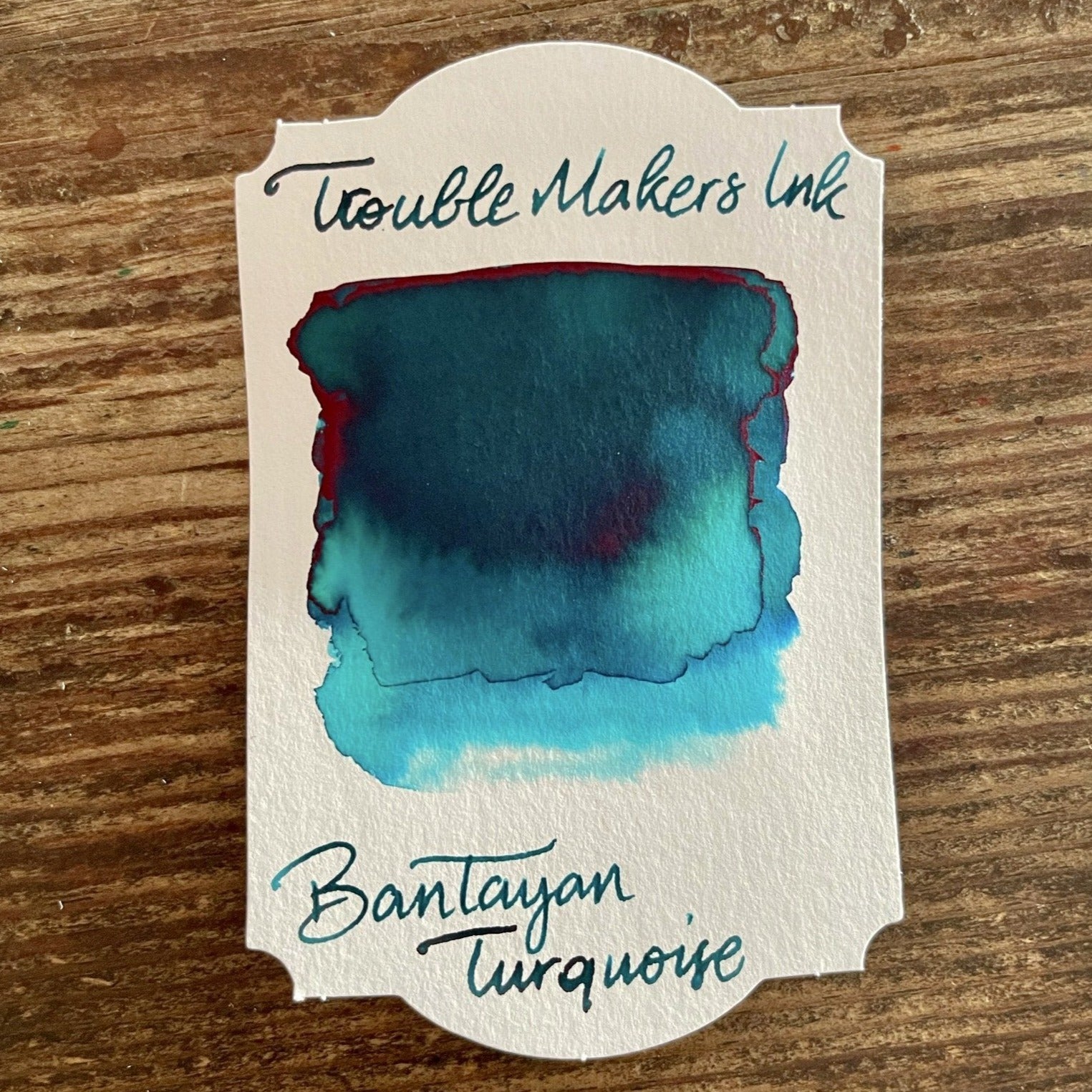 Troublemaker Bantayan Turquoise Ink - 60 ml - Galen Leather