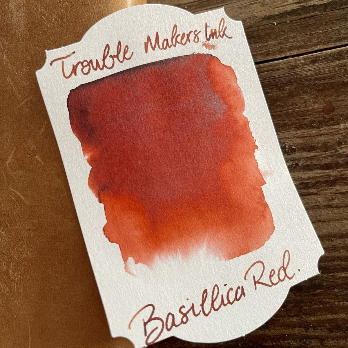 Troublemaker Basilica Red Ink - 60 ml - Galen Leather