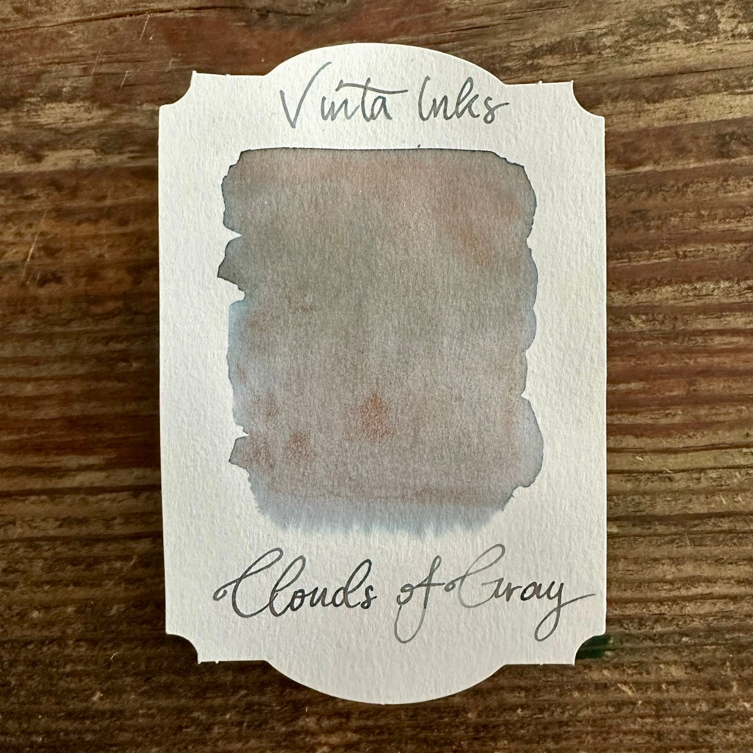 Vinta Clouds of Gray Fountain Pen Ink Galen Leather