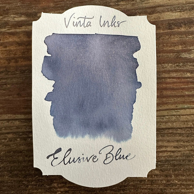 Vinta Pastel Blue Shimmer Julio 1991 Shimmer Ink - Galen Leather