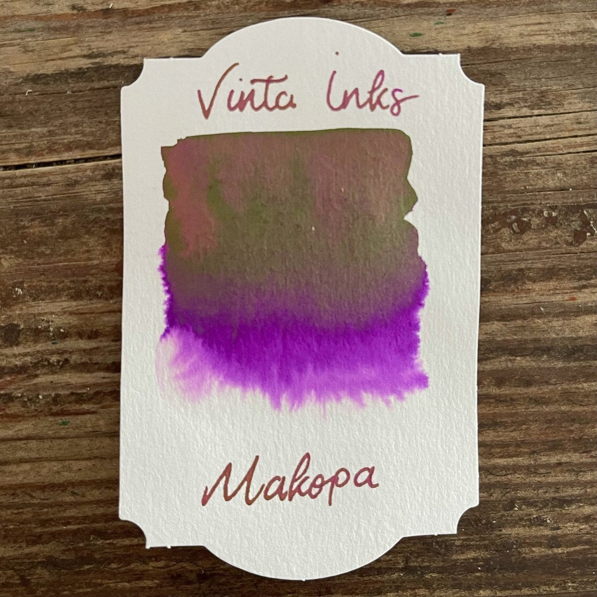 Vinta Malayan Apple Makopa 1938 Ink - Galen Leather