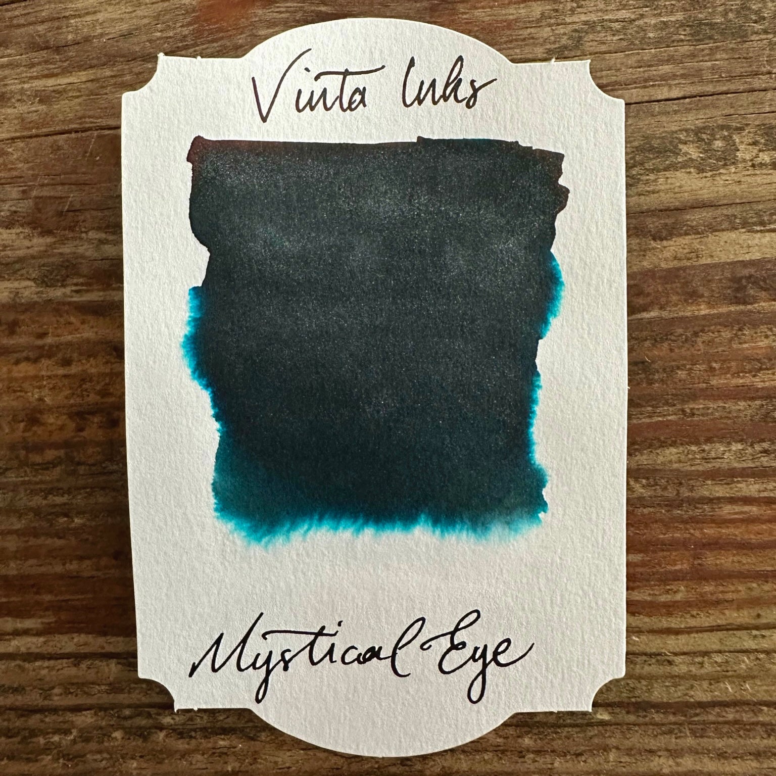 Vinta Pastel Blue Shimmer Julio 1991 Shimmer Ink - Galen Leather