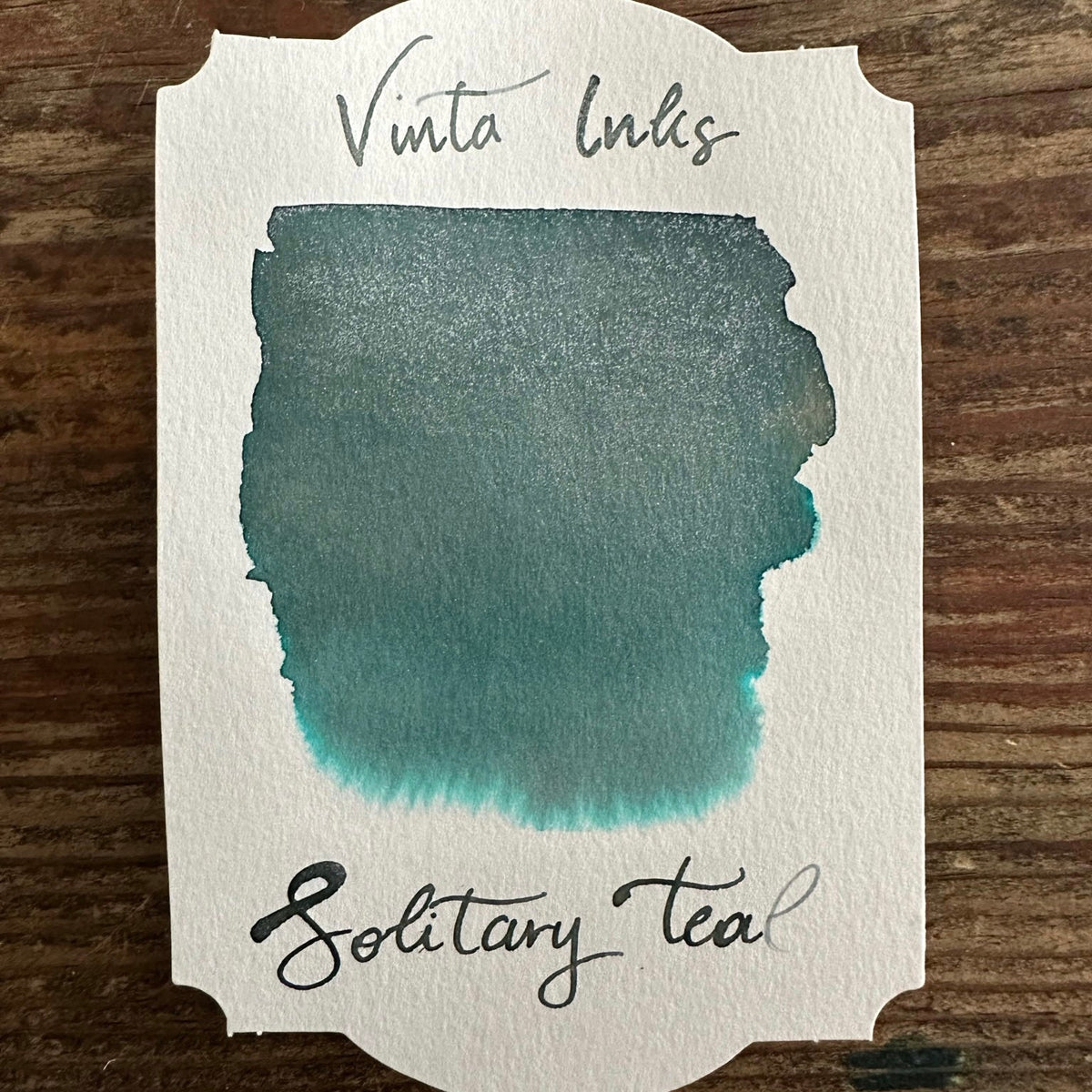Vinta Pastel Blue Shimmer Julio 1991 Shimmer Ink - Galen Leather