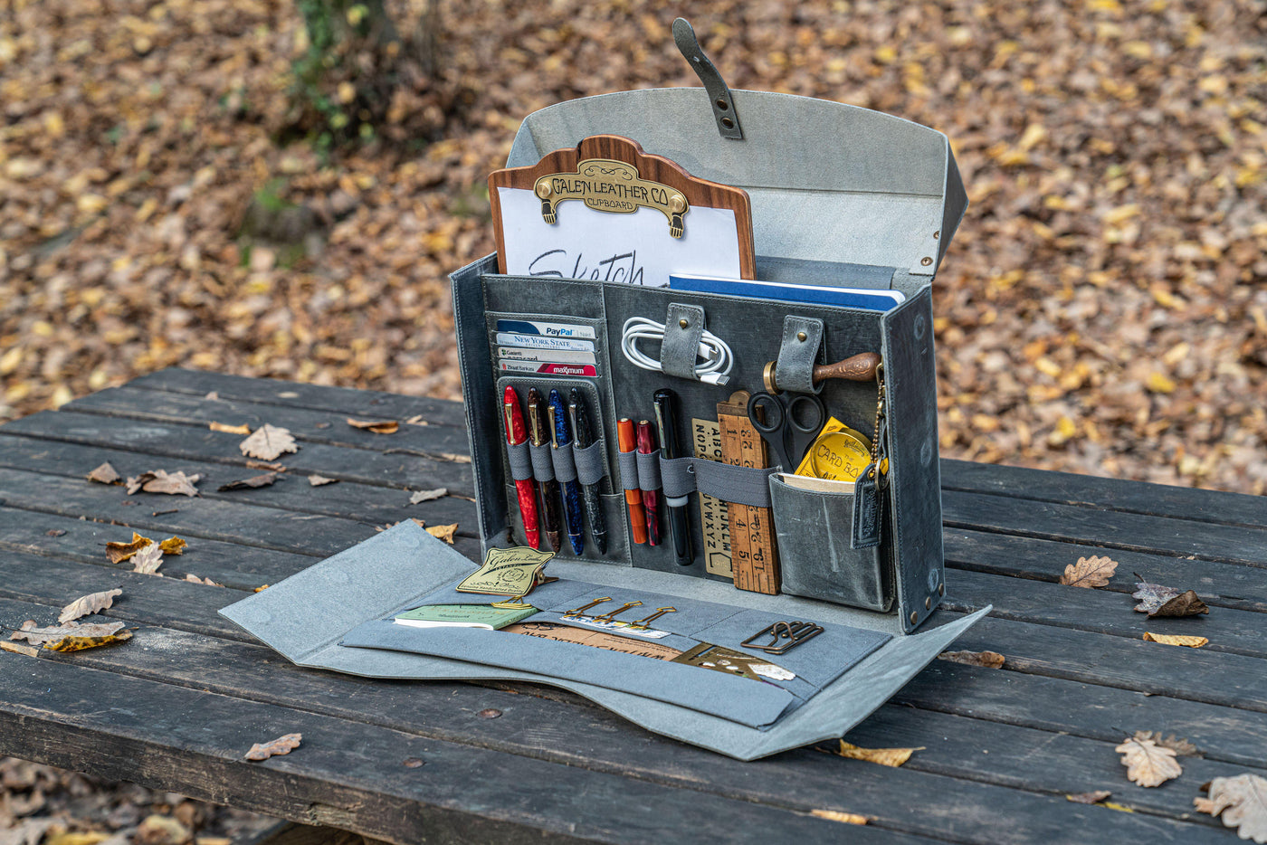 Leather Writer's Medic Bag - Crafted for Writers & Artists | Galen Leather